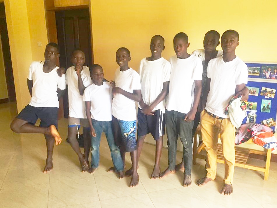 Our trustees meet with Ian Wardle before he returns to Uganda